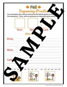 Story Sequencing Activities With Pictures For The Fall Season – The ...